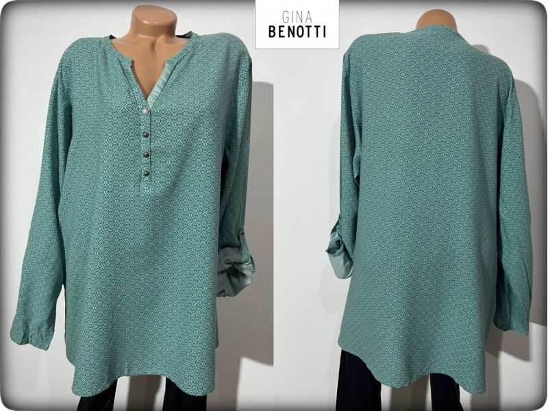 GINA BENOTTI*Punija 100% Viskozna tunika*KAO NOVA*52-54