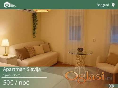 Stan Na Dan Beograd Apartman Slavija