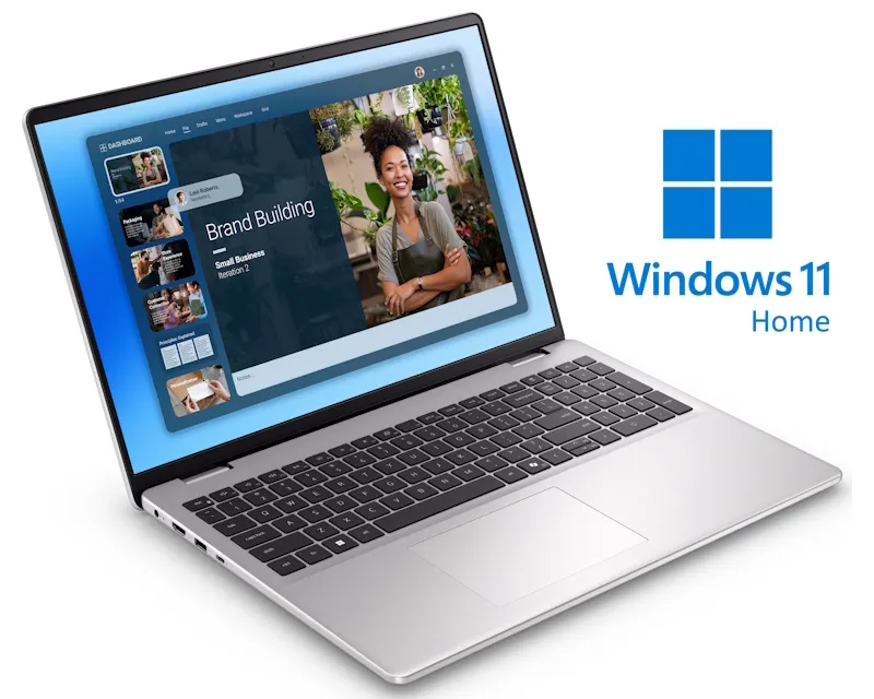 DELL OEM 16 DC16251 16 inch FHD+ Touch 300nits Core 5 120U 16GB 512GB SSD Backlit Win11Home metalni silver laptop