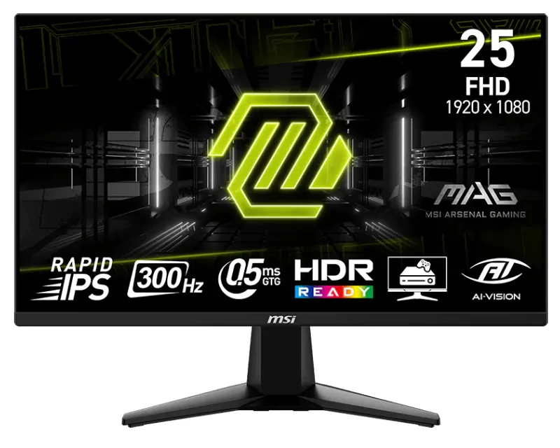 MSI 25 inča MAG 255XF FHD 1920x1080 Rapid IPS 300 Hz gaming monitor