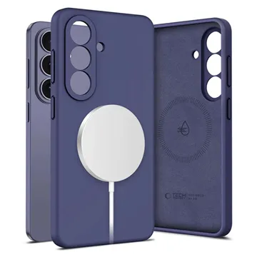 SAMSUNG GALAXY S26 TECH-PROTECT LIQUID SILICONE CASE - MAGSAFE COMPATIBLE - COBALT VIOLET