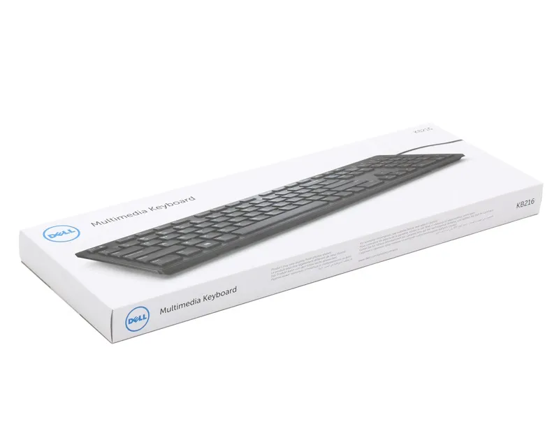 DELL OEM Multimedia KB216 USB US tastatura retail box crna