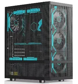 Stars Solutions Kuciste Stars Solution B01 Crno, Metal Mesh, 4x 12cm ARGB