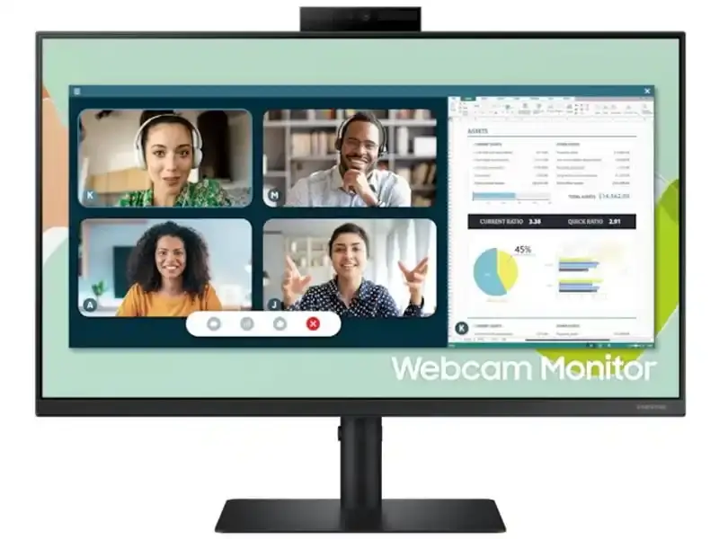 MONITOR 24 SAMSUNG LS24A400VEUXEN 1920×1080/FHD IPS/75HZ/5MS/VGA/DP/HDMI/3X USB/ZVUČNICI/PIVOT
