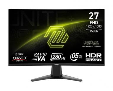 MSI 27 inča MAG 276CXF FHD 1920x1080 280Hz FreeSync Premium zakrivljeni gaming monitor