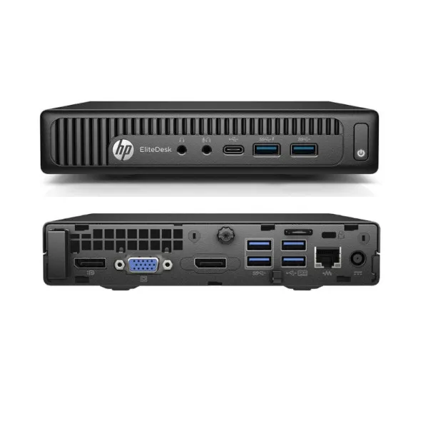 PC HP 800 G2 MINI I5-6500T/8GB/256GB NEW/1VGA + 2DP/WIN8PRO UPG WIN10PRO REF.