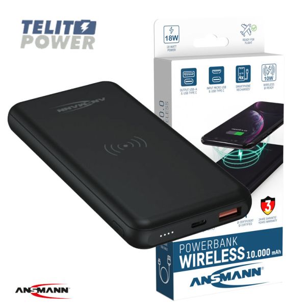 ANSMANN Powerbank 10000mAh PB218 wireless - ANSMANN