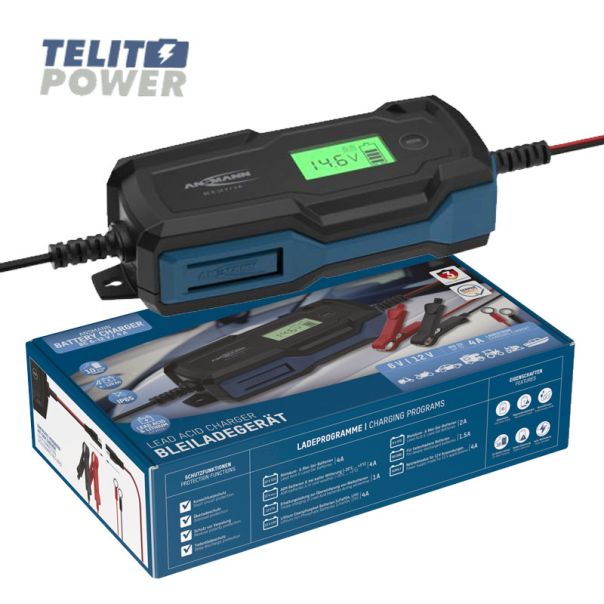 ANSMANN B6-12V/4A – Pametan punjač za olovne i LiFePO4 baterije