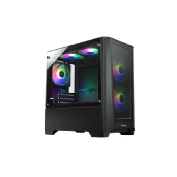 STARS SOLUTIONS Gaming Kuciste Stars Solution A04 Crno, Tempered Glass, 3x 14cm ARGB