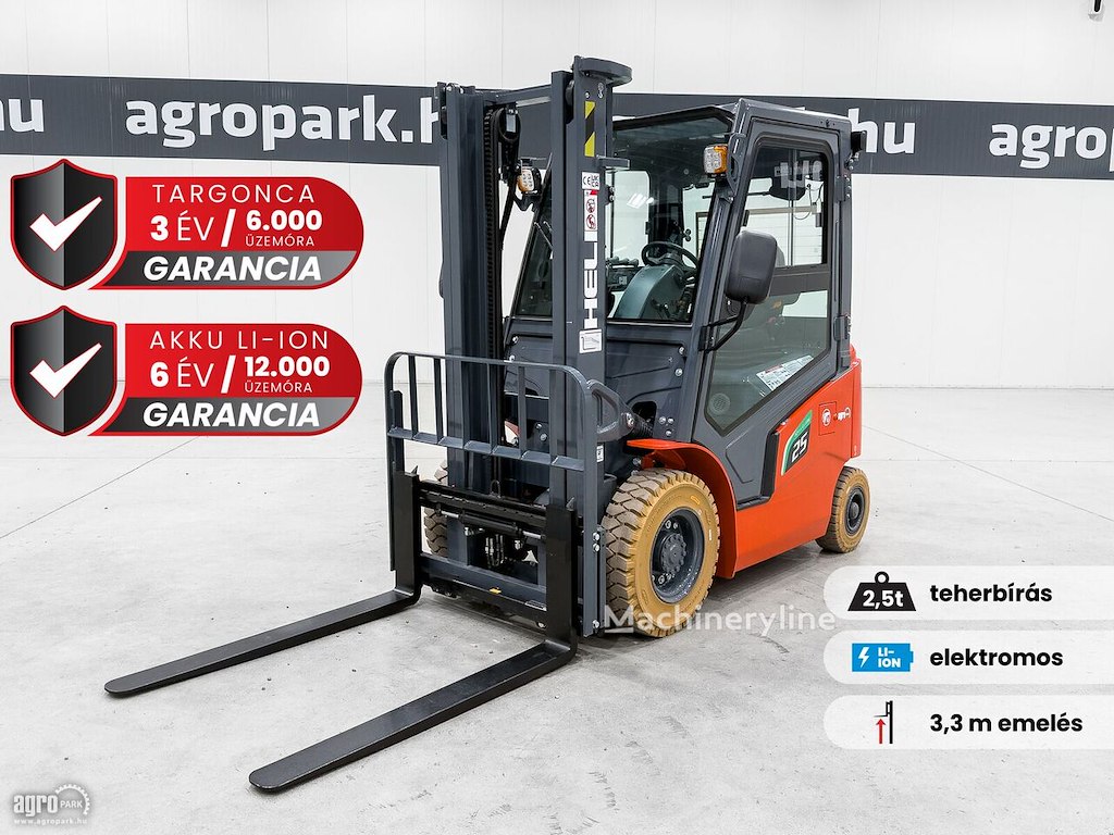 Novi Heli G2-S 2,5 t forklift električni viljuškar