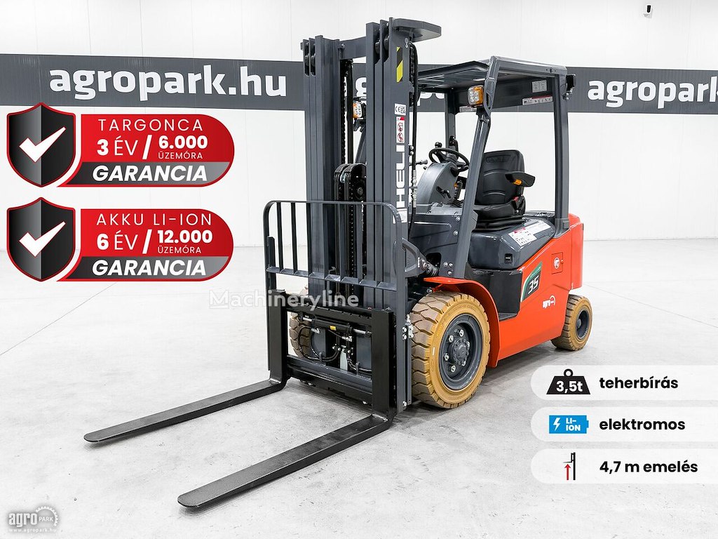 Novi Heli G2-S 3,5 t forklift električni viljuškar