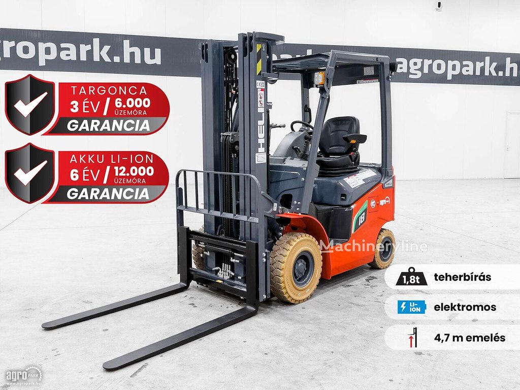 Novi Heli G2-M 1,8 t forklift električni viljuškar