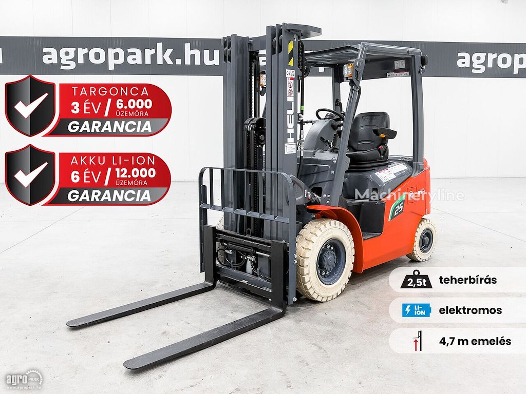 Novi Heli G2-M 2,5 t forklift električni viljuškar