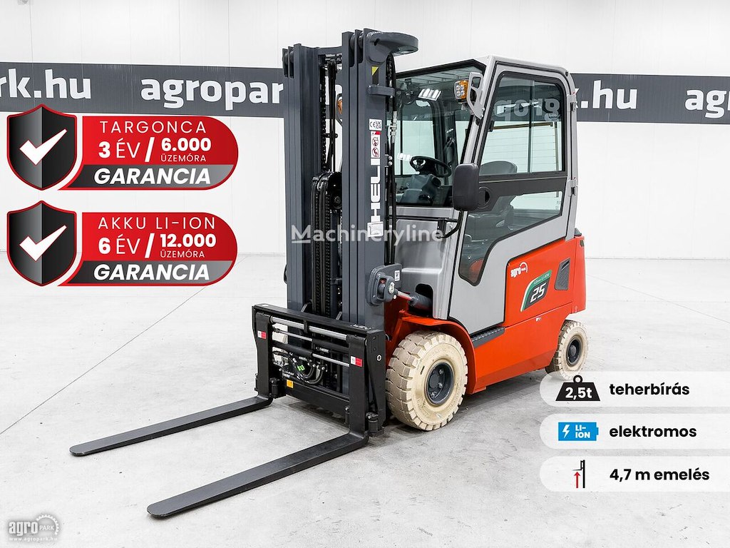 Novi Heli G3 2,5 t forklift električni viljuškar