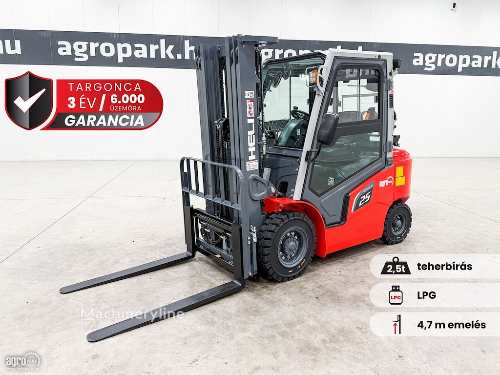 Novi Heli G3 2,5 t forklift viljuškar na gas