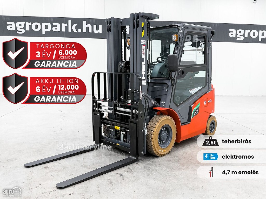 Novi Heli G2-M 2,5 t forklift električni viljuškar