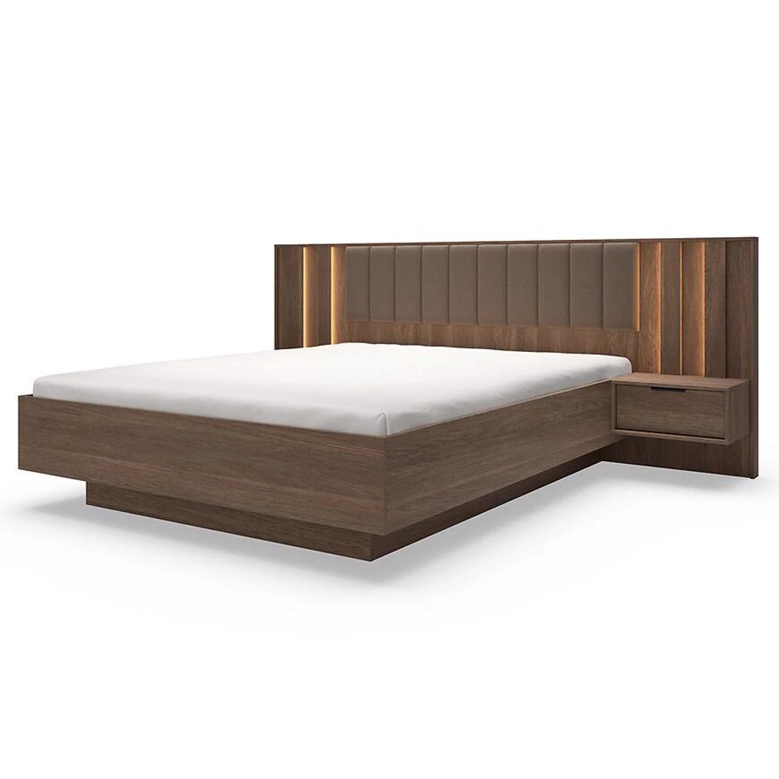 Amaro krevet 166,4x210x102 cm orah