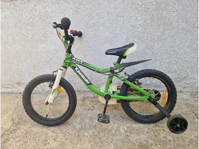 Kawasaki dečiji bicikl 16` sa pomoćnim točkićima