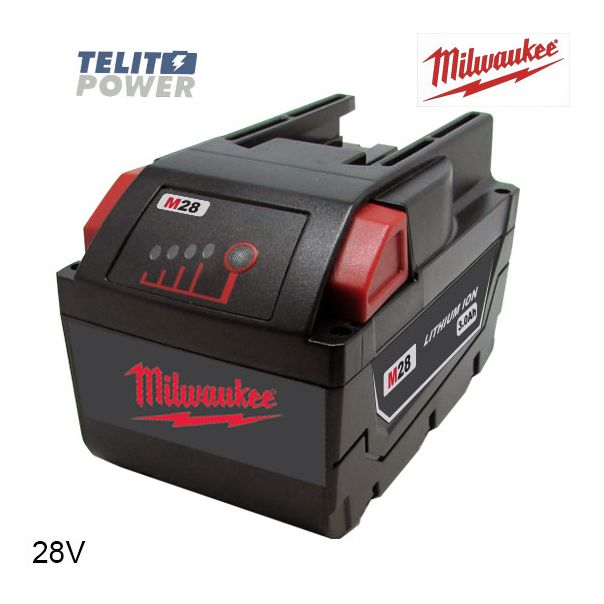 TELIT POWER Baterija za ručni alat MILWAUKEE M28 Li-Ion 28V 3000mAh