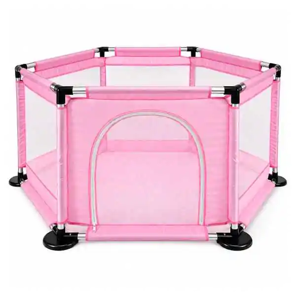 Prenosiva ogradica za decu Roze