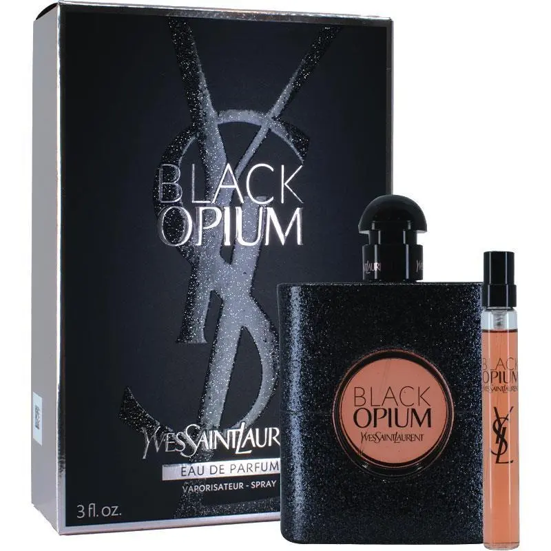 Yves Saint Laurent Ženski parfemski set Black Opium, EDP, 90ml +, EDP, 10ml