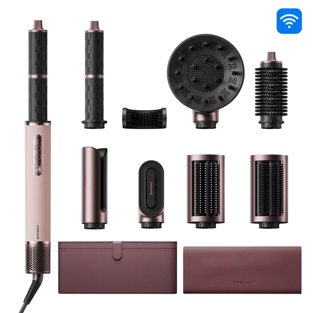 Dreame Multifunkcionalni stajler za kosu AirStyle Pro HI 2, 1400 W, Roze