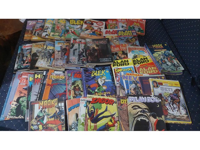 Stripovi/Alan Ford/Dilan Dog/Kapetan Mark/Lot 55 stripa