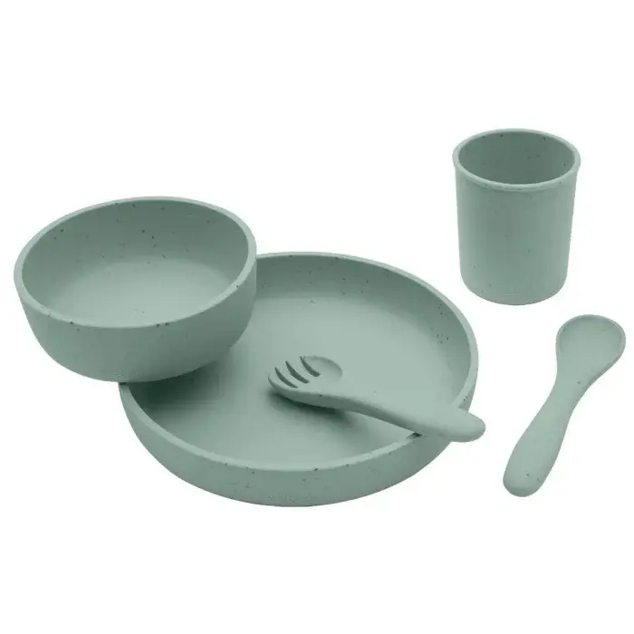 Kikka Boo Set za hranjenje beba KKB52001, 5 komada, Zeleni