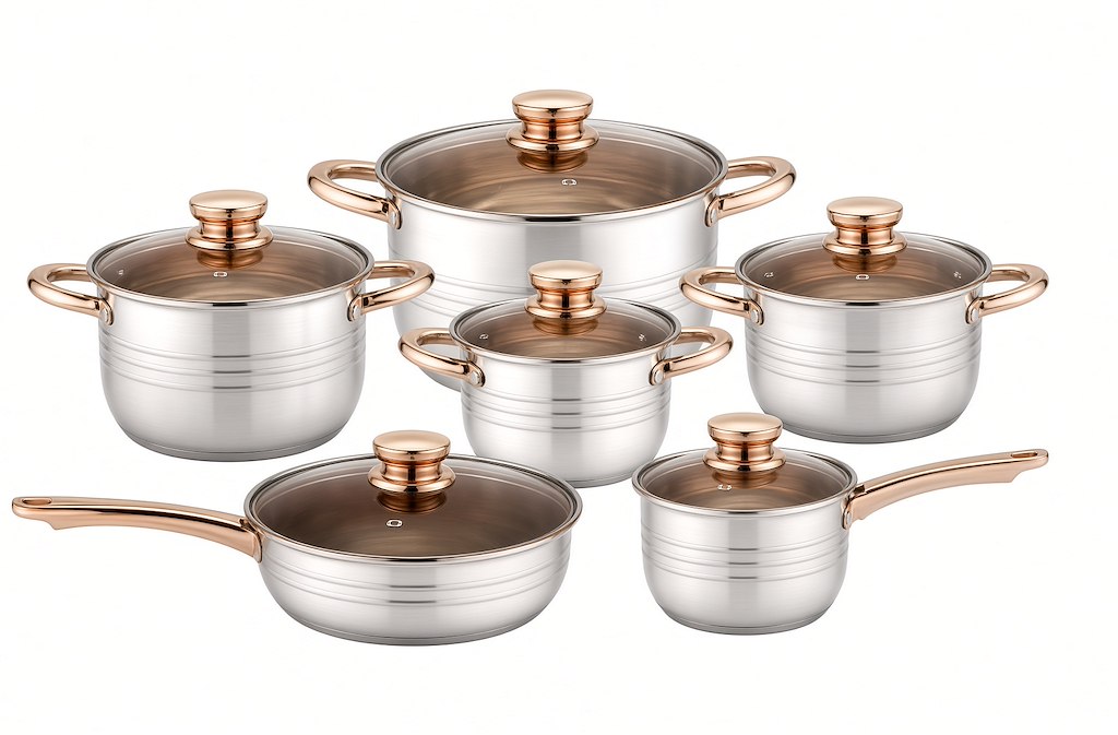 ENT Set Posuđa Rose Gold 6 Delova