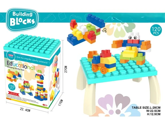Merx Kocke sa stolom 120 delova