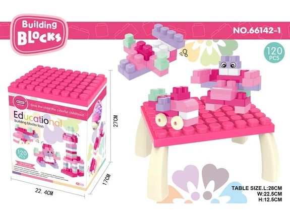 Merx Kocke sa stolom 120 delova