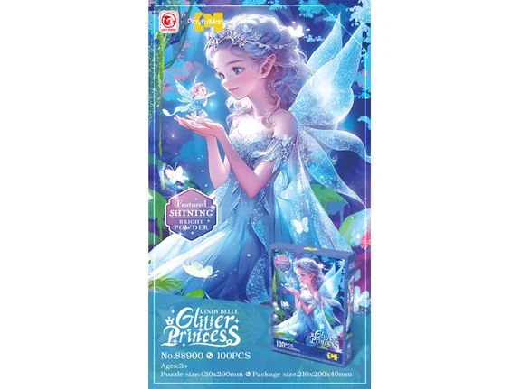 Merx Svetlucave puzzle Princeza 100 delova