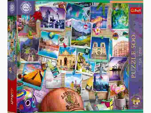 Tref Line Puzzle Travel memories 37616 500 delova