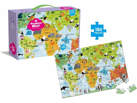 Merx Puzzle Mapa sveta 180 delova
