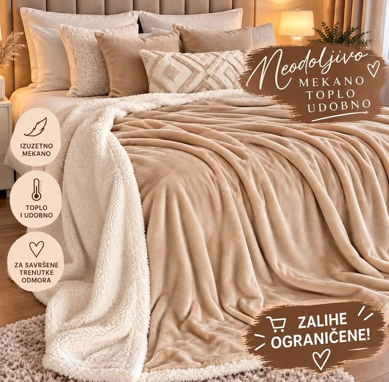 Krzneno ćebe – meko, toplo i udobno Dimenzije