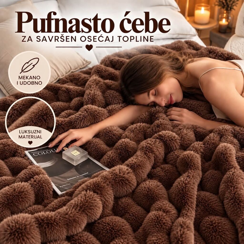 Pufnasto ćebe – za savršen osećaj topline Dimenzije