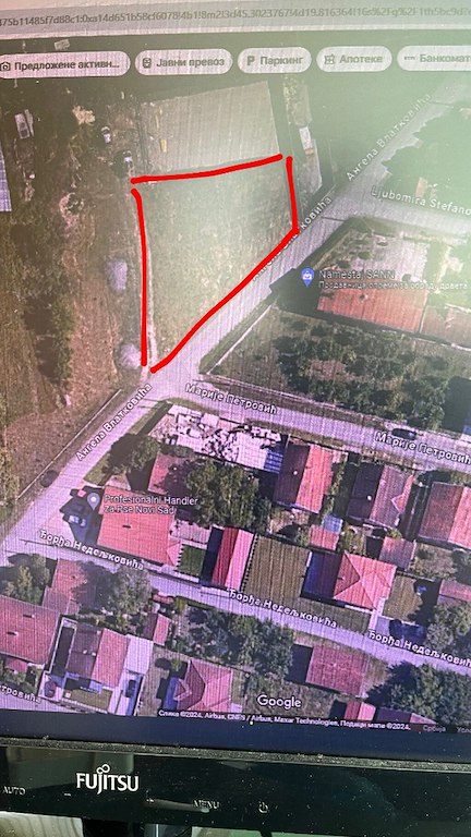 Plac 600 m2 – Klisa, Novi Sad - Lokacija: Klisa, ugao ulica Anđela