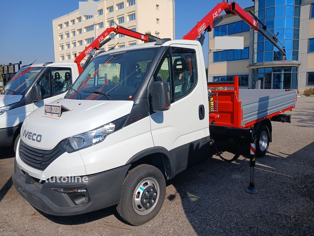 Novi IVECO Daily 35C16 Gru Fassi F32A.0.23 + Cassone Ribaltabile kamion kiper < 3.5t