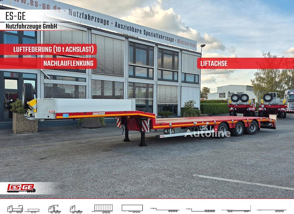 Nova Faymonville MAX Trailer MAX100 poluprikolica sa niskom platformom
