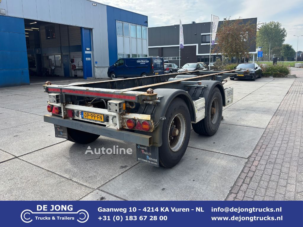 Krone F. ATL 20 SZ 20 FT Chassis / BPW Drum poluprikolica za prevoz kontejnera
