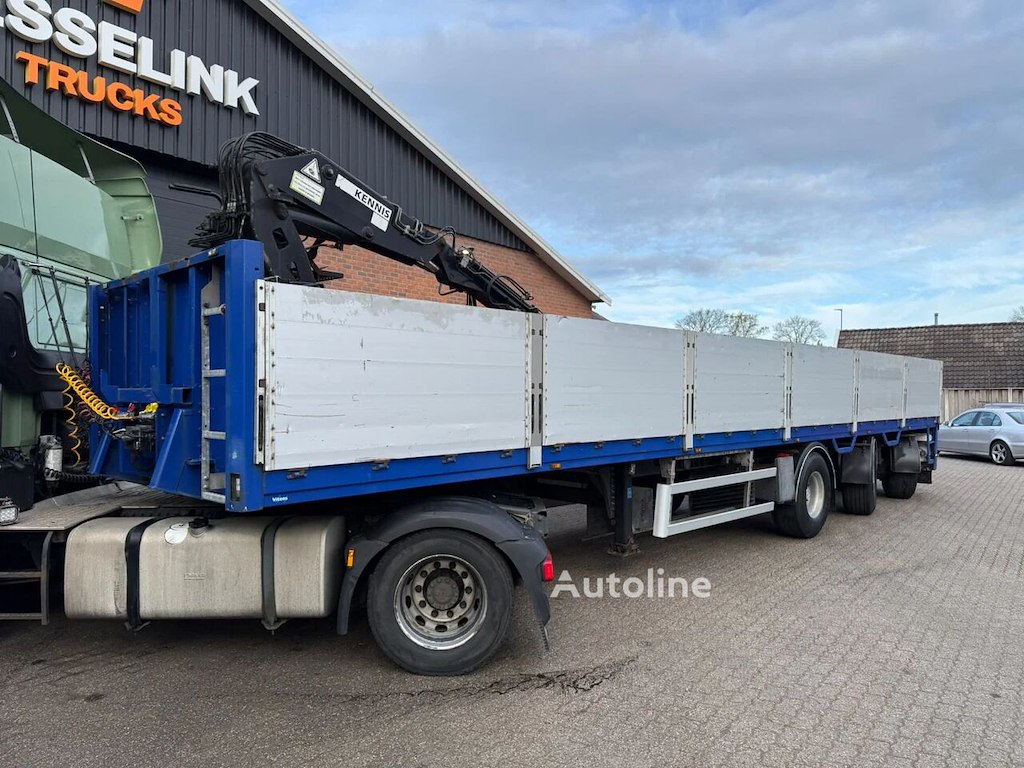 Kennis TPD.348.C-B Liftas 2x Stuuras Kennis type R14/6.00 3X Extendable poluprikolica sa ravnom platformom