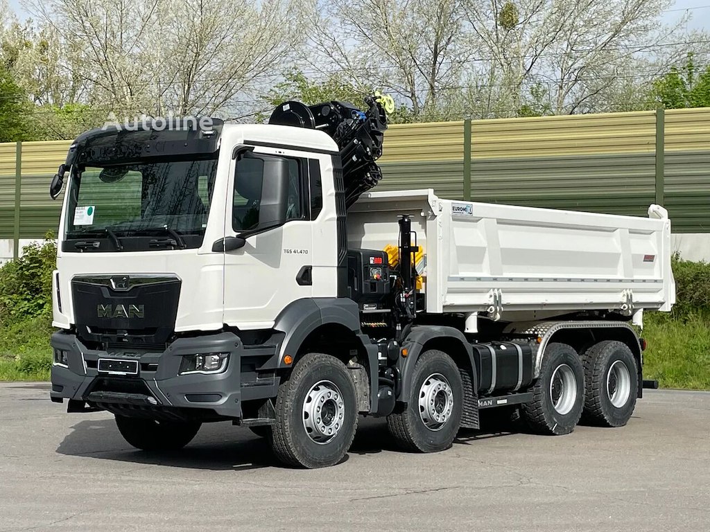 Novi MAN TGS 41.480 TGS 41.480 8x4/Euro6e EuromixMTP Kipper Hiab 228-6 kiper