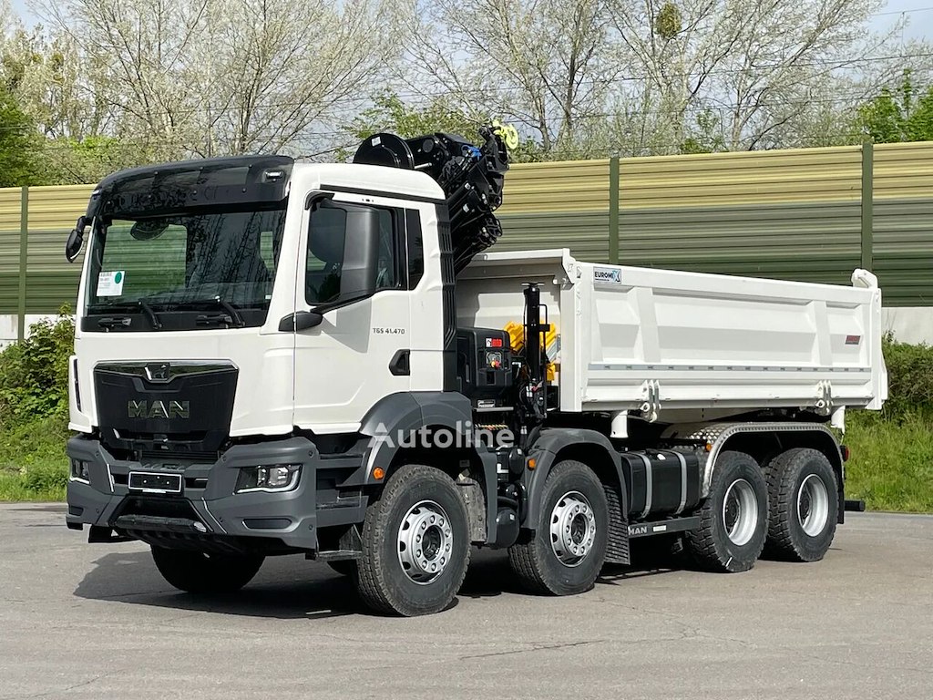 Novi MAN TGS 41.480 TGS 41.480 8x4/Euro6e EuromixMTP Kipper Hiab 228-6 kiper
