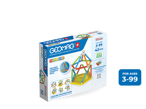 Geomag Magnetni štapići Supercolor 42