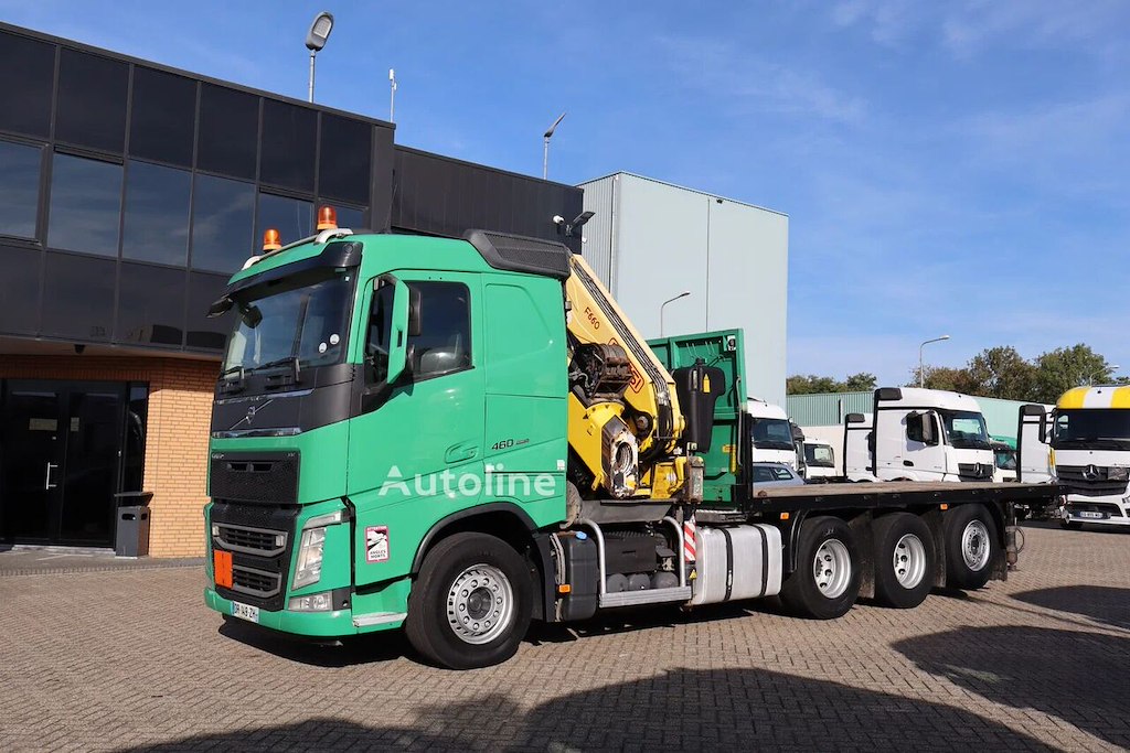 Volvo FM 460 8X4 * FASSI F660RA.2.28 HE-DYNAMIC * kamion platforma