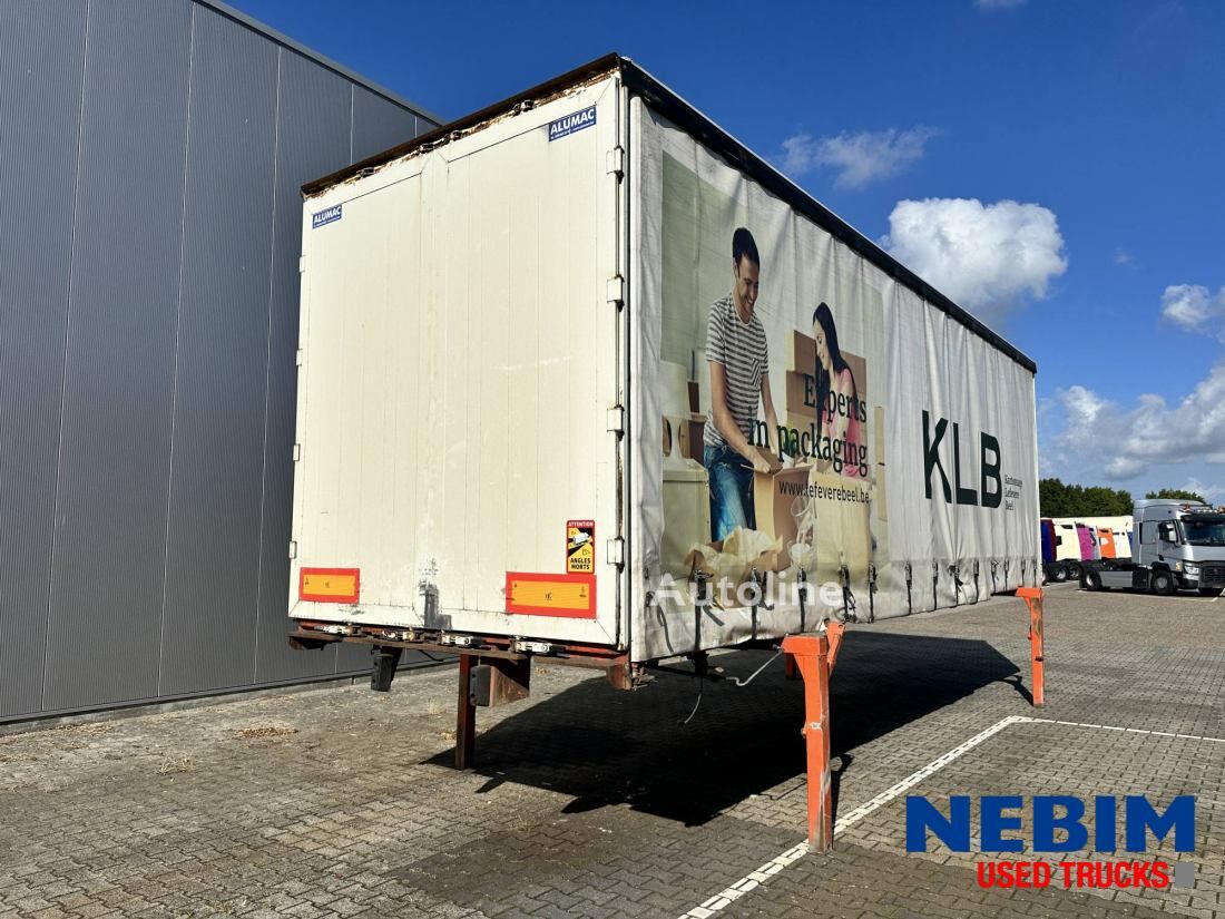 Volvo ALUMAC BDF 3x in stock - Schuifzeilen / Pritsche Plane vozilo za prevoz kontejnera