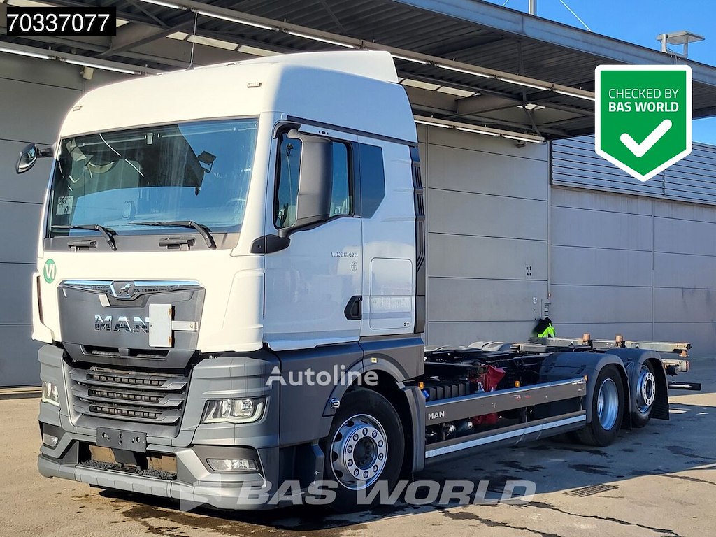 MAN TGX 26.470 6X2 Lift axle Full Air Automatic Retarder Euro 6 vozilo za prevoz kontejnera