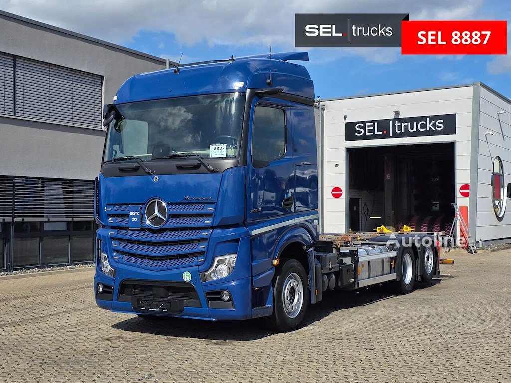 Mercedes-Benz Actros 2553 Euro: 6E | Retarder | Lenkachse | Liftachse | Mirror vozilo za prevoz kontejnera