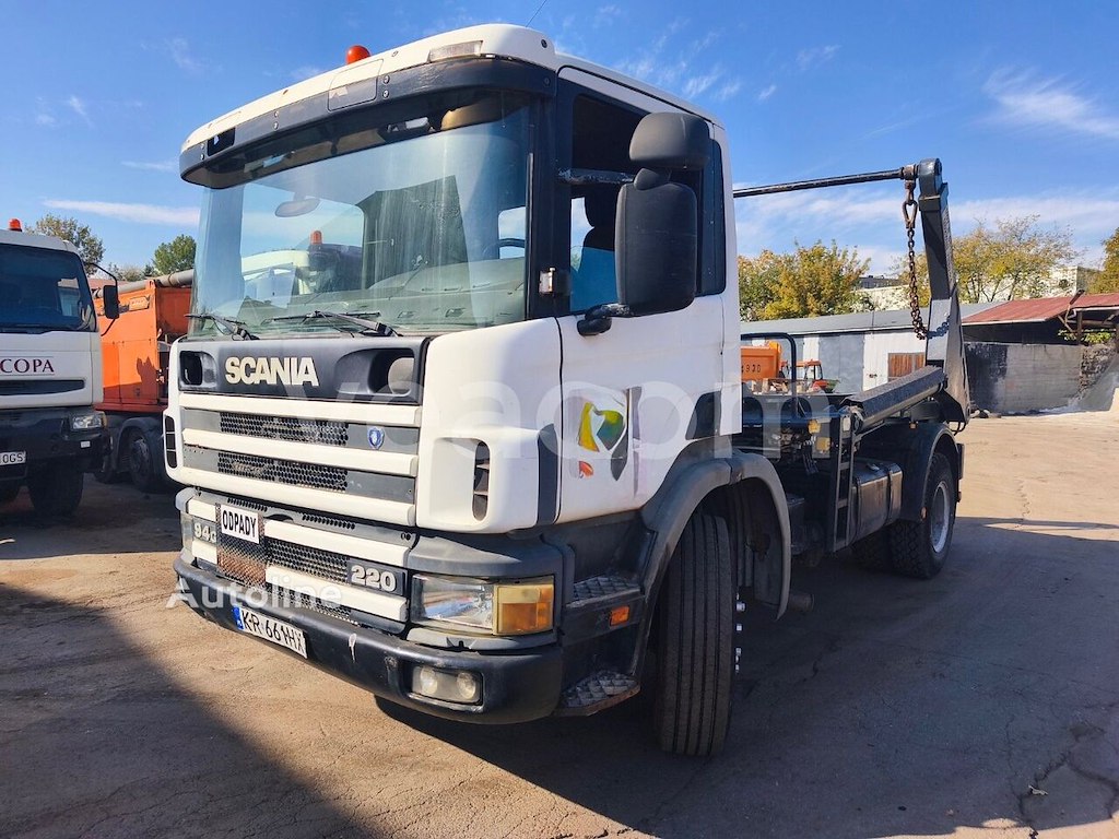 Prodaje se Scania 94G 220 kamion podizač kontejnera na aukciji
