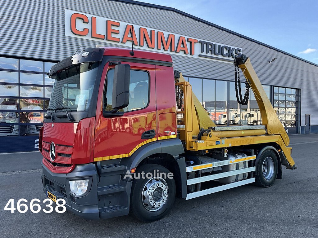 Mercedes-Benz Antos 1833 Hyvalift 14 Ton portaalarmsysteem kamion autopodizač kontejnera